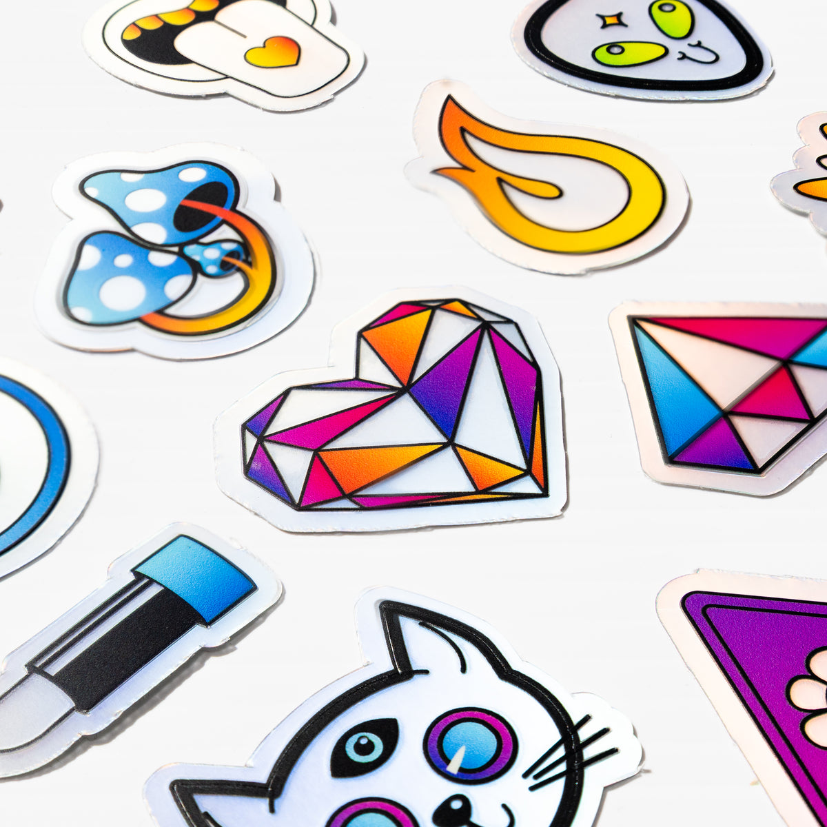 Holographic Die Cut Stickers – We Must